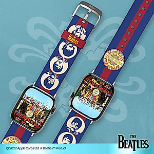 The Beatles - Sgt. Pepper's Lonely Hearts Club Band Smartwatch Band - Officially Licensed, Compatible with Every Size & Series of Apple Watch (watch not included)