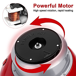 Cotton Candy Machine for Kids - VAlinks Electric Cotton Candy Maker with Splash-Proof Plate, Homemade Sweet for Home Family Birthday Party, Children's Day, Christmas & Wedding, Red