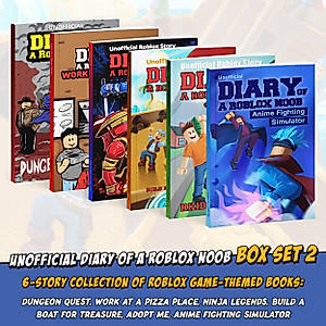 Robloxia Kid Diary of a Roblox Noob (Part 2): 6 Video Game Adventure Stories - Independent & Unofficial Roblox Series for Boys & Girls