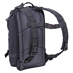 Black Tactical Canvas Go Pack Backpack