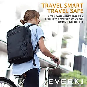 EVERKI Studio Slim Business Professional 14.1-Inch/MacBook Pro 15 Laptop Backpack, Lightweight, Men or Women (EKP118)