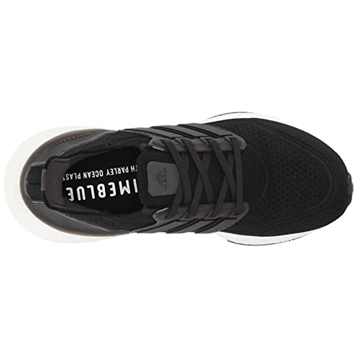 adidas Women's Ultraboost 21 Running Shoe, Black/Black/Grey, 7