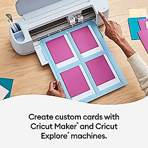 Cricut Card Mat 2x2, Reusable, Non-Slip Craft Mat, Create Four Cards Simultaneously, Perfect for Bulk Card Making, Compatible with Cricut Maker & Cricut Explore Crafting Machines