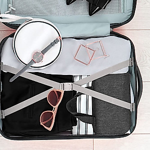 4-in-1 hanging Toiletry bag | Roll-up makeup organizer with 4 detachable PVC zip pouches| travel toiletry bag for women and men 600D oxford fabric material organize Make up , Cosmetics, First Aid,