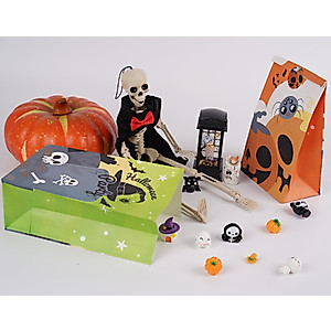 Linelglobal Halloween Treat Bag for Party Favor Kid Goodie Bag 24 Pack