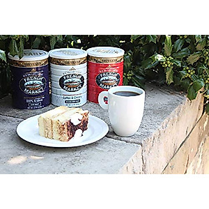 French Market Coffee & Chicory Medium-Dark Roast Ground Coffee, 12oz Can (Pack of 6)
