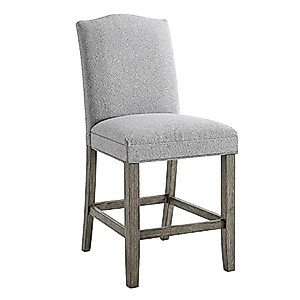 Steve Silver Grayson Counter Chair, 20 x 24.5 x 41.5, Driftwood
