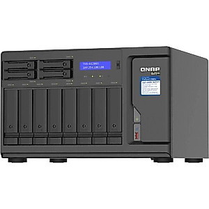 QNAP TVS-h1288X-W1250-16G High-speed media NAS with Intel® Xeon® W-1250 CPU and Two 10GbE Ports