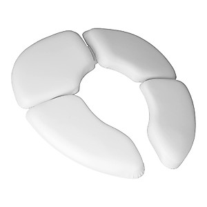 Travel Potty Seat Pad Wihite Foldable Toilet Seat Pad Portable Padded Toilet Seat 31 x 31 cm