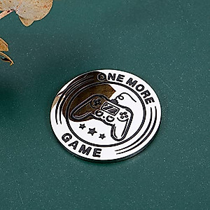 Valentines Day Gifts for Him Her Kids Boyfriend Gaming Flip Coin for Teens Boy Girl Gamer Husband Men Game Lover Christmas Stocking Stuffer 16 Birthday Decision Maker Coin One More Game Toys Gag Ideas