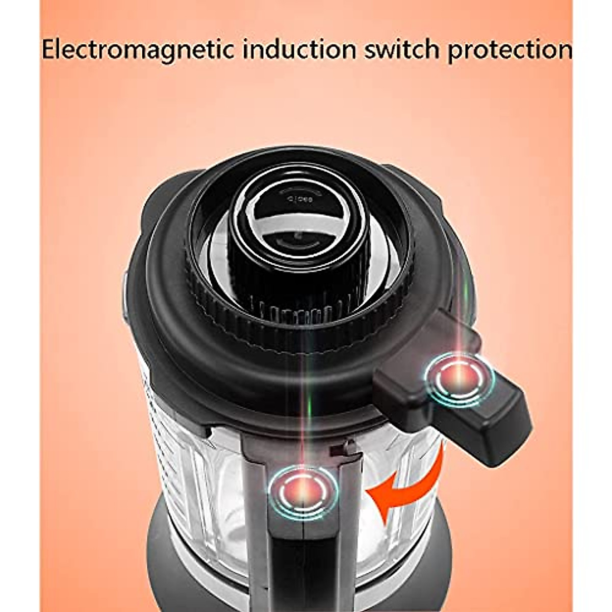 Professional Countertop Blender with 1000 watt Base, Smart Touch Panel Wall Breaking Machine,1750ml for Frozen Drinks and Smoothies Thickened Glass,Overheating Protection（2 Colours） ZJ666