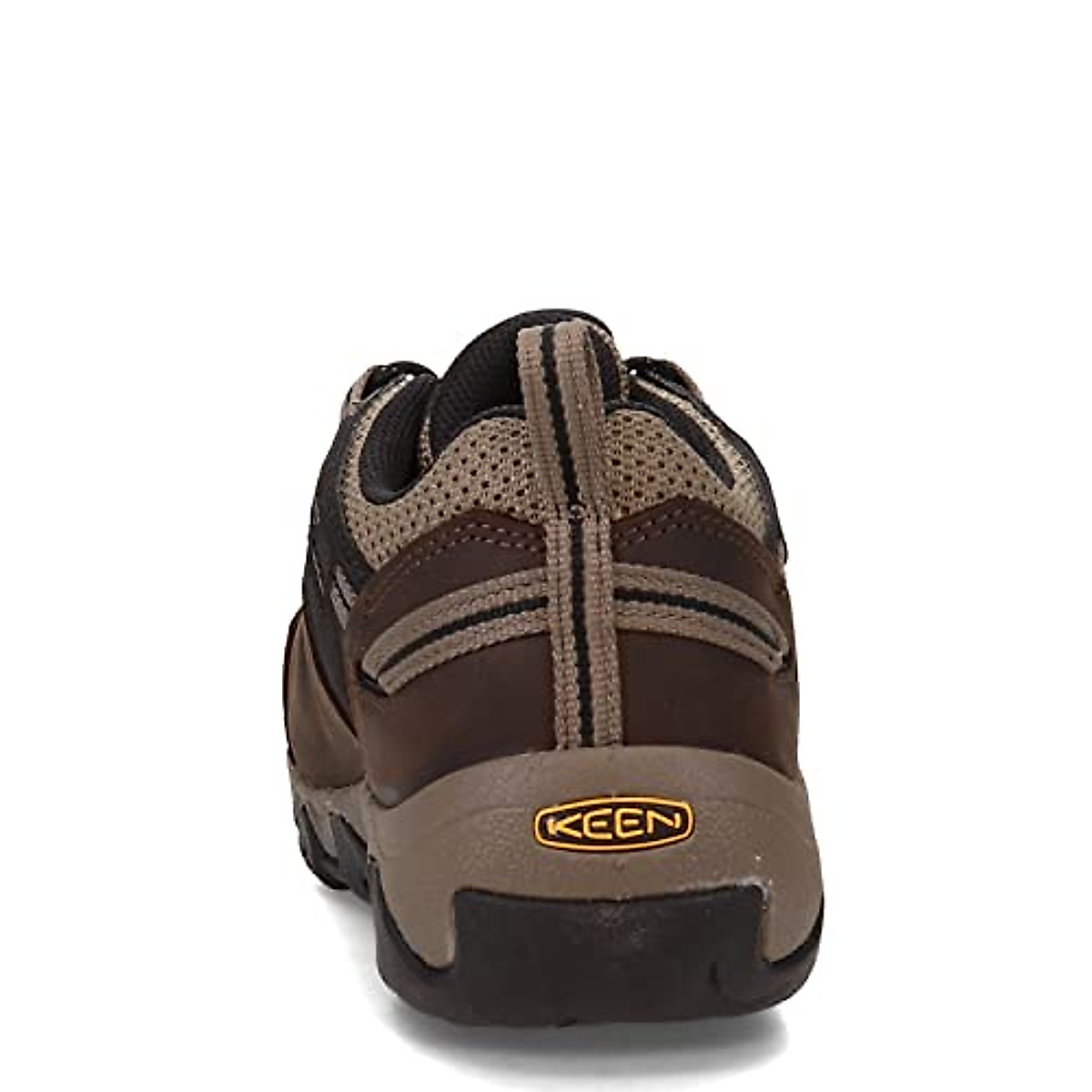 KEEN Men's Steens Vent Low Height Breathable Hiking Shoes, Brown, 10