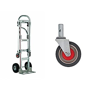 Magliner Gemini Sr Convertible Hand Truck Bundle with Replacement Casters (2 Items)