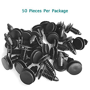 Lantee Car Clips for Ford Dodge - 100 Pieces Interior Door Panel Push in Fasteners