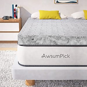 AwsumPick 3 Inch Twin XL Memory Foam Mattress Topper, Charcoal Infused Mattresses Pad for College Dorm, Soft Extra Long Twin Bed Toppers, CertiPUR-US Certified