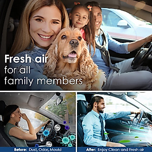 KURIMUP Premium Cabin Air Filter with Activated Carbon,Replacement for CF10374(CP374), Fit for Toyota Tacoma (2005-2021)/Dodge Dart (2013-2016)/Pontiac Vibe (2003-2008).