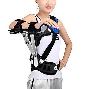 WILLQ Shoulder Abduction Sling for Rotator Cuff Surgery Torn Rotator Cuff Sublexion Dislocated Broken ​arm Immobilizer for Injury Support Soft Comfortable Arm Sling Immobilizer,Right