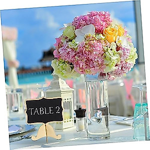 GRIRIW 20pcs Small Wooden Blackboard Desktop Office Decorations