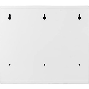 Barska Key Lock Wall Mount Small Security Magnet Erase Pad, Shelf, Stickers Medical Cabinet, White