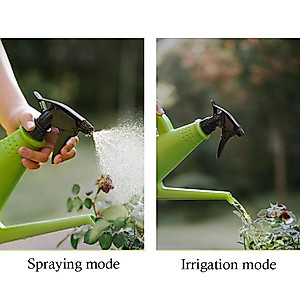 Ytzada Watering Can with Sprayer for Indoor Plants, 1L Long Spout Small Dual Purpose Spray Bottle for House Bonsai and Outdoor Garden Flower