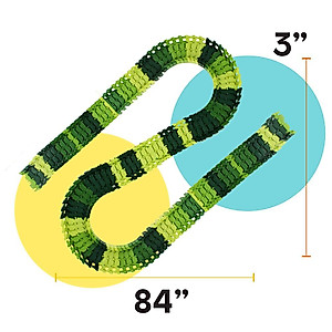 Boley Dinosaur Adventure Road Creators Playset - 142 Track Pieces and 11 Additional Pieces - Dinosaur Track, Battery Powered Car, and Dinosaurs Included - Perfect Construction Dinosaur Action Playset