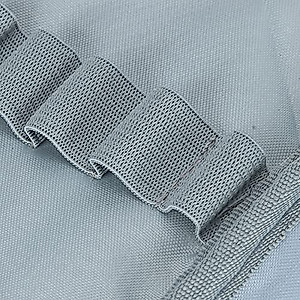 MIWEITOO Knitting Tools Storage Case Double Layer Crochet Hook Zipper Bag with Mesh Pockets, Portable Knitting Tote Basket Yarn Bags Large Craft Supplies Bag