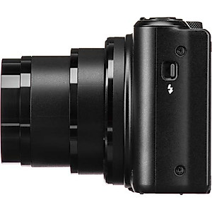 Canon PowerShot SX740 HS Digital Camera (Black) with 64 GB Card + LED Compact On-Camera Light + Premium Camera Case + 2 Batteries + Tripod