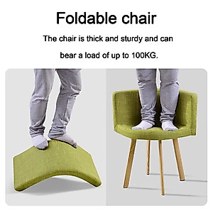 Round Dining Table Set With 4 Chair,Small Office Conference Room Tables And Chairs,Round Tables Conference,Space-Saving,Modern Leisur Dining Room Furniture For Kitchen Lounge Living Room ( Size : B6 )