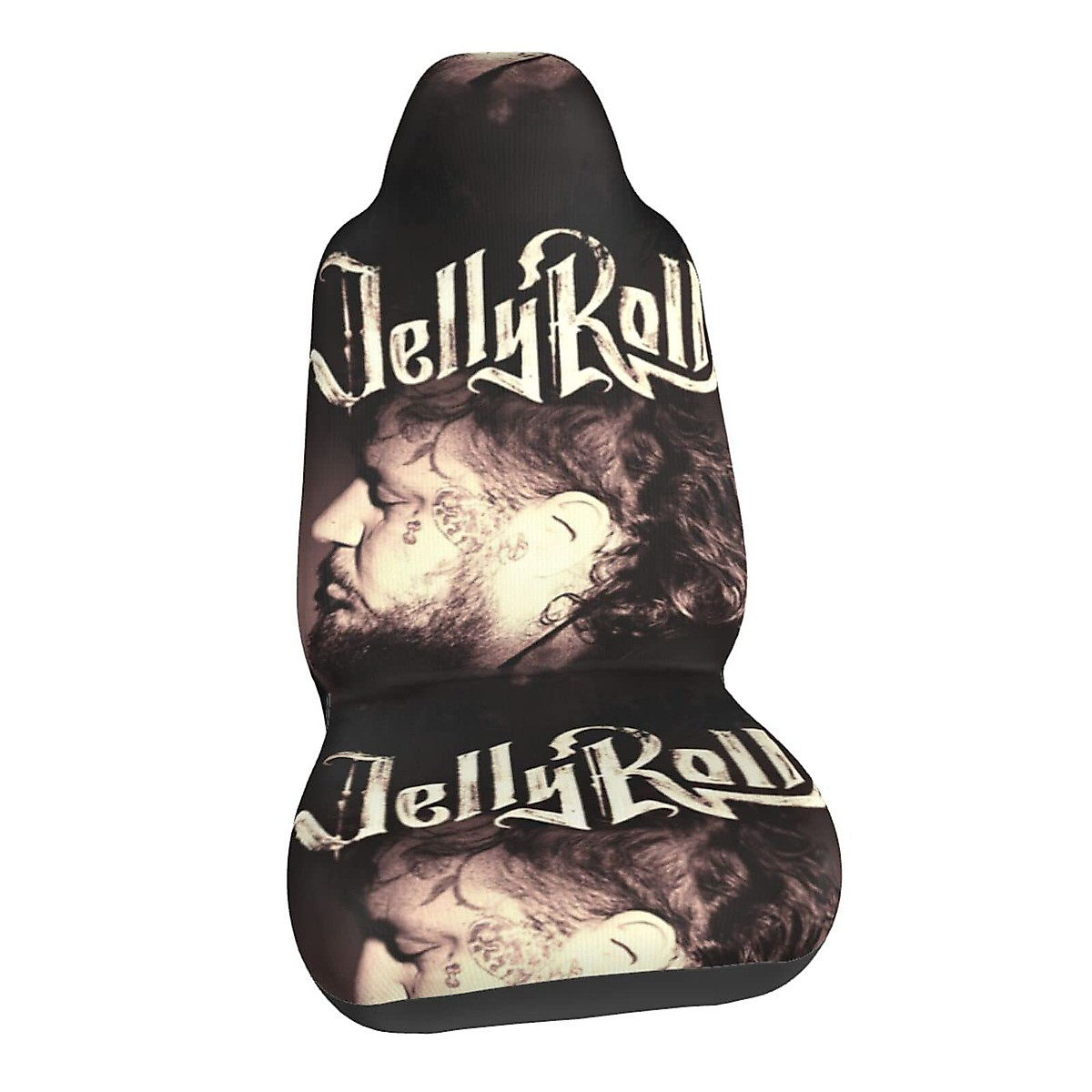 Vesjkjoldl Jelly Rapper Rock Roll Car Seat Cover Vehicle Cushion Covers for Automotive Car Seat Protector Front and Back Car Accessories Auto Interior Covers for Adult Comfortable Car Chair Cover