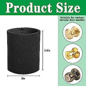 4PCS Round Door Handle Covers - Anti-Scald Door Knob Cushion Cover - Door Handle Protector for Summer and Winter