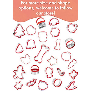 4Pcs Large Dog Bone Cookie Cutters Set, Dog Treats Cookie Cutter, Dog Bone Shapes Cutters, Homemade Dog Biscuit Treats Cutters, Coated with Soft PVC for Protection,4.7" 3.9'' 3.2'' 2.4"