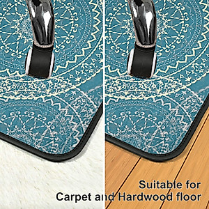 Placoot Heavy Duty Office Chair Mat for Carpet & Hardwood Floors, 48" x 36" Weight 3.5 lbs Highly Premium Quality Floor Mat, Desk Chair Mat for Carpeted Floors and Hardwood Floor for Home Office