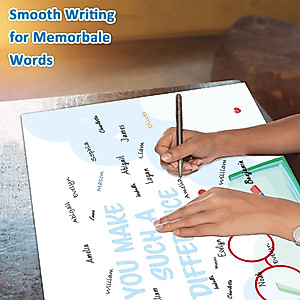 Teacher Thank You Card From Student Teacher Gift Card Teacher Appreciation Jumbo Card, Greetings Teacher Thank You Card with Envelopes for Christmas Gifts Thank You Big Card Large 14 x 21.26 inch