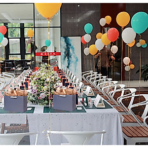 ysmile Blue Gift Bag Premium Paper Bag with Handle for Boutique Large 14" Birthday, Congratulation, Mother Day, Father Day, Valentine's Day