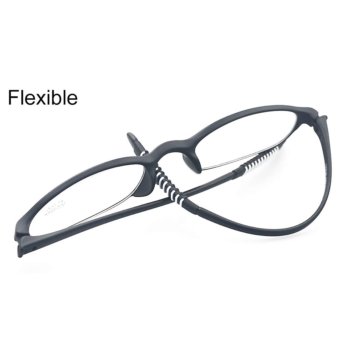 Mcoorn Lightweight Reading Glasses,Flexible(Memory Plastic) Readers, Men and Women