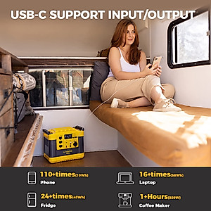 LIPOWER Portable Power Station, 1200W Solar Generator LiFePO4 Battery G1000L1120Wh with AC Outlets Emergency Power for Camping, RV, Outdoor