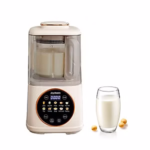 Joydeem JD-J03 Quiet Cooking Blender with Soundproof Shield, Silent Hot Cold Blender for Soy Milk & Juice, 8-Speed and Temperature Control, 12H Preset, 1100ml, White
