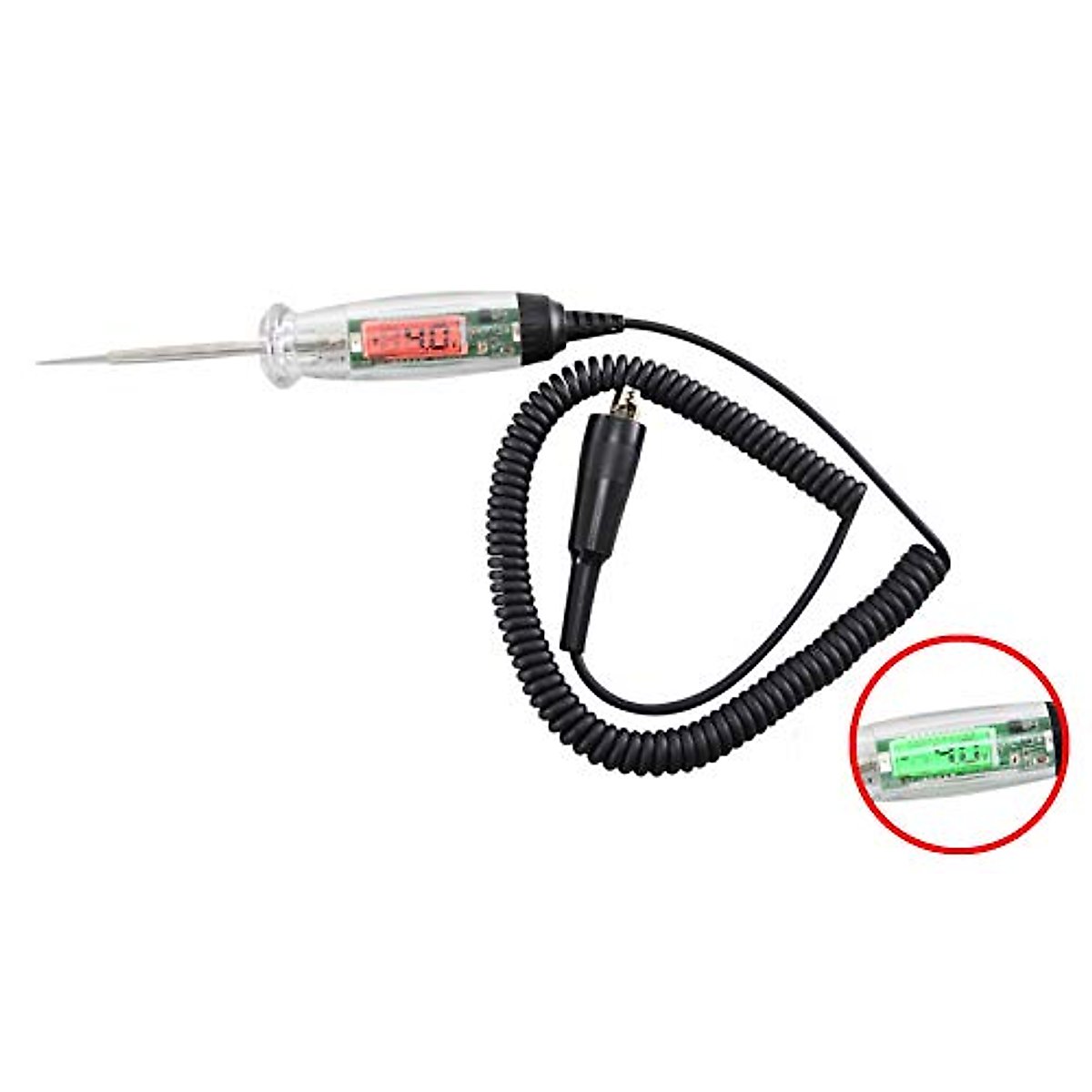 Astro Pneumatic Tool 7767 Digital LCD Wide Range Positive and Ground Circuit Tester - 3.5 - 60V,Green, Red