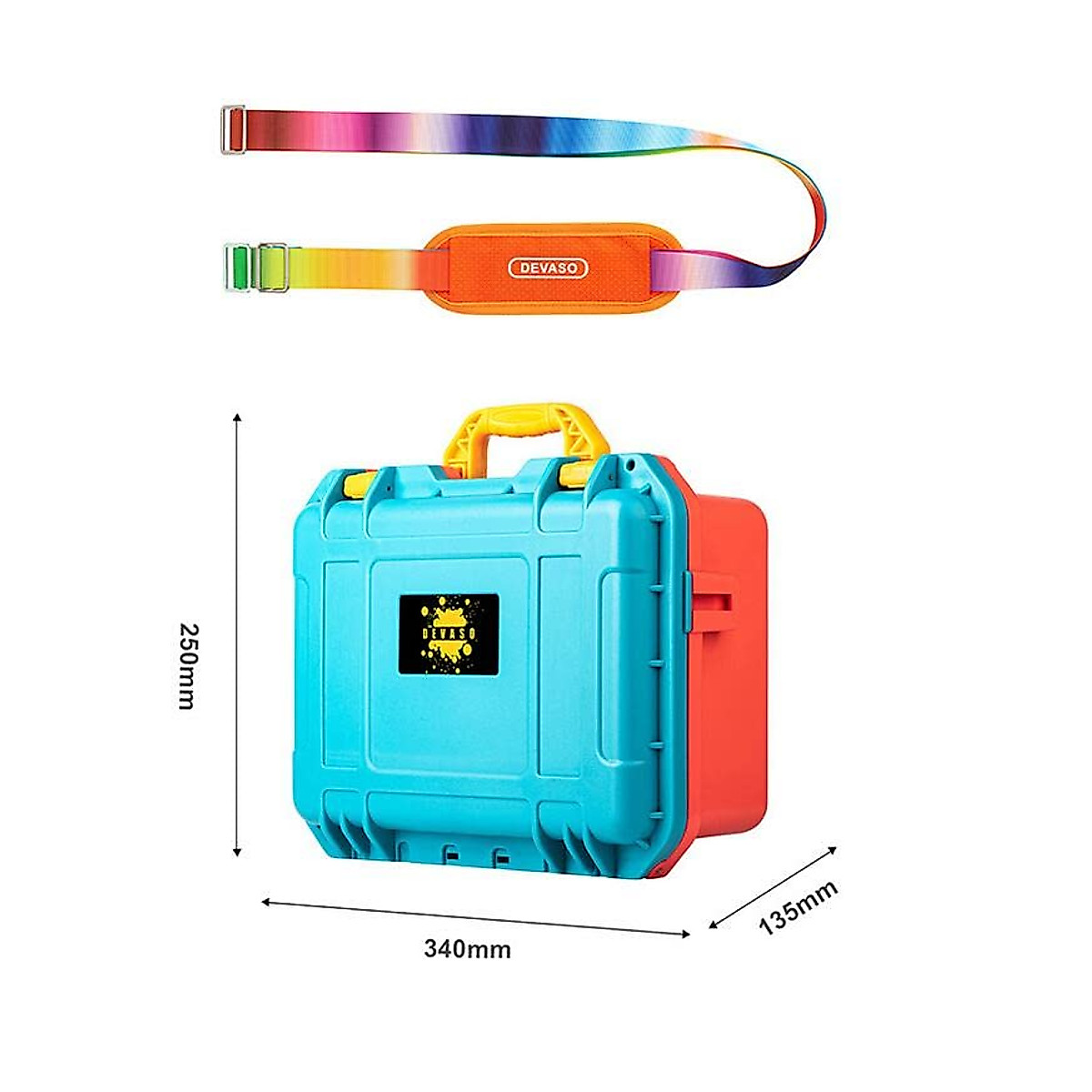 Honlyn Carrying Case for Nintendo Switch Waterproof Suitcase OLED Game Console Nintendo Mario Handle Card Box Accessories (black+white)