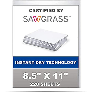 Sawgrass SG500 Sublimation Printer - Bundle - with Inks, 220 Sheets SUBLIMAX Paper, 10 Pieces Sublimation Blanks, Design Software & 3 Rolls Tape
