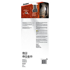 Energizer HC-550 LED Flashlight, Water Resistant LED Magnetic Work Light, Flash Light with AA Batteries Included, Pack of 1