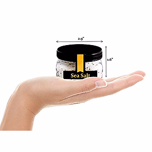 Smoked Bacon Salt - Bacon Seasoning Great for Cooking or as a Finishing Salt - Alderwood Smoked Fine Sea Salt - 4 oz. Stackable Jar - Caravel Gourmet Salt