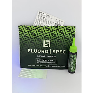 FLUORO-SPEC Instant Lead Testing Kit, Light Lead Up, Indicates Lead Hazards on Any Surface Spray and Shine The Light to Test for Lead