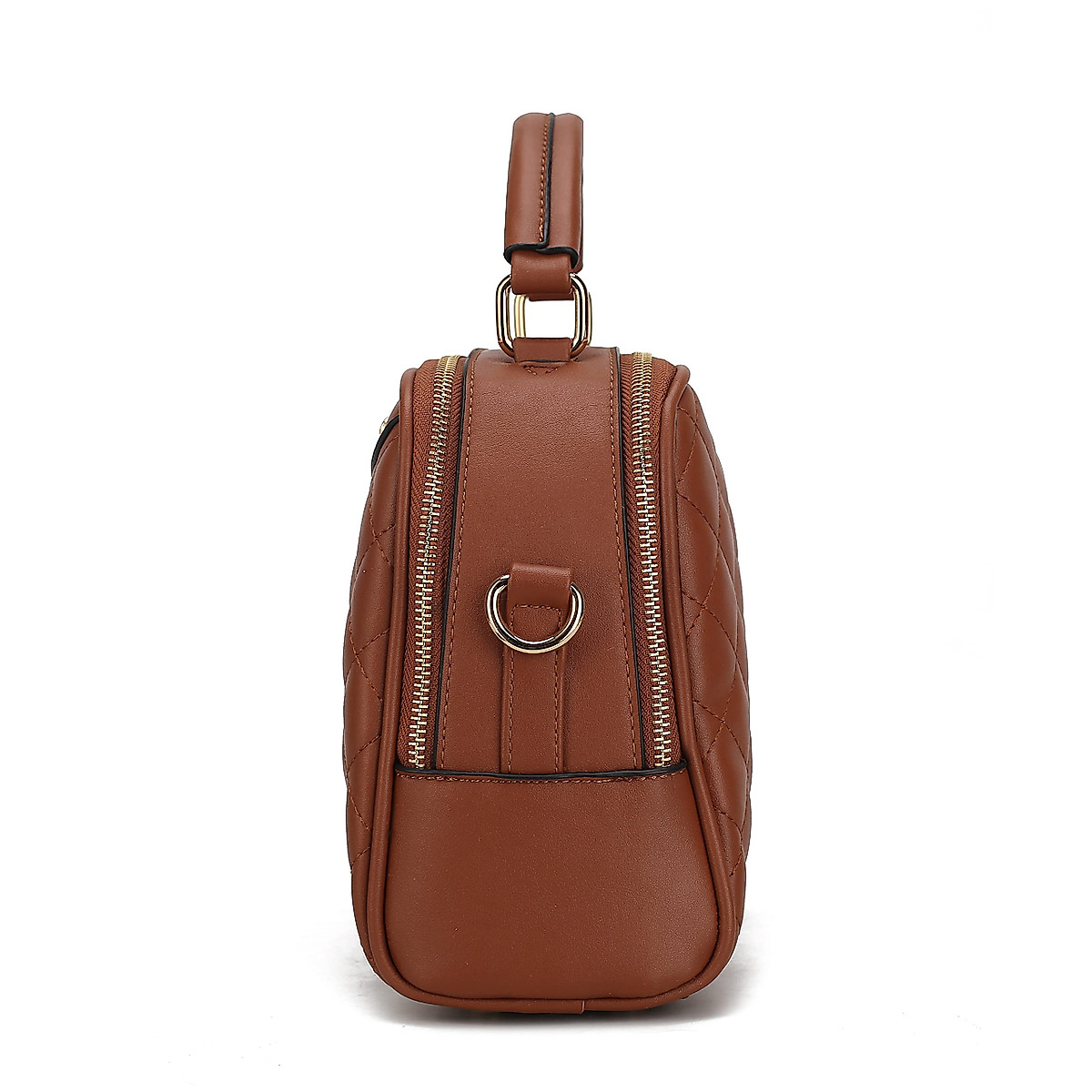 MKF Collection Satchel Bag for Women, Crossbody Handbag Top-Handle Purse Pink