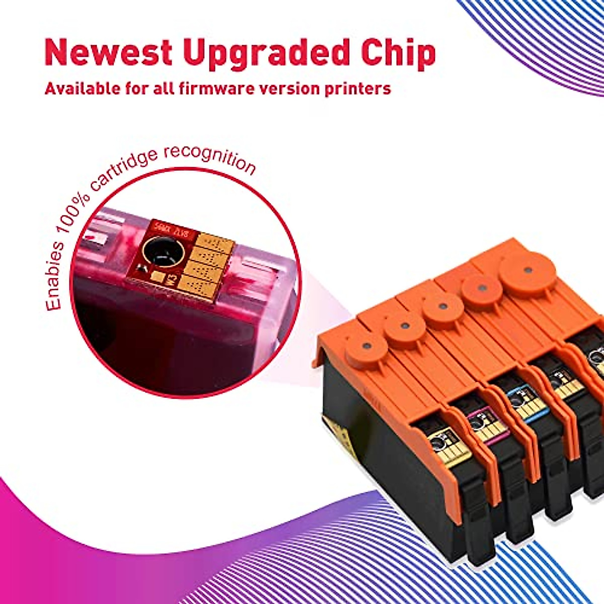 5pcs for Canon PGI 250 CLI 251 Ink Cartridge for Canon PIXMA MG5420 MG5422 MG5520 MG5522 MG6420 IP7220 MX722 MX922 IX6820 Printer