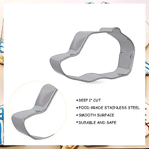 Baseball Cookie Cutters, 7 Pack Baking Molds Stainless Steel Biscuit Sandwich Cake Cutter Set Baseball Cake Decorations for Baby Shower Birthday Party Supplies Favors