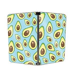 MightySkins Glossy Glitter Skin for Microsoft Surface Duo - Blue Avocados | Protective, Durable High-Gloss Glitter Finish | Easy to Apply, Remove, and Change Styles | Made in The USA