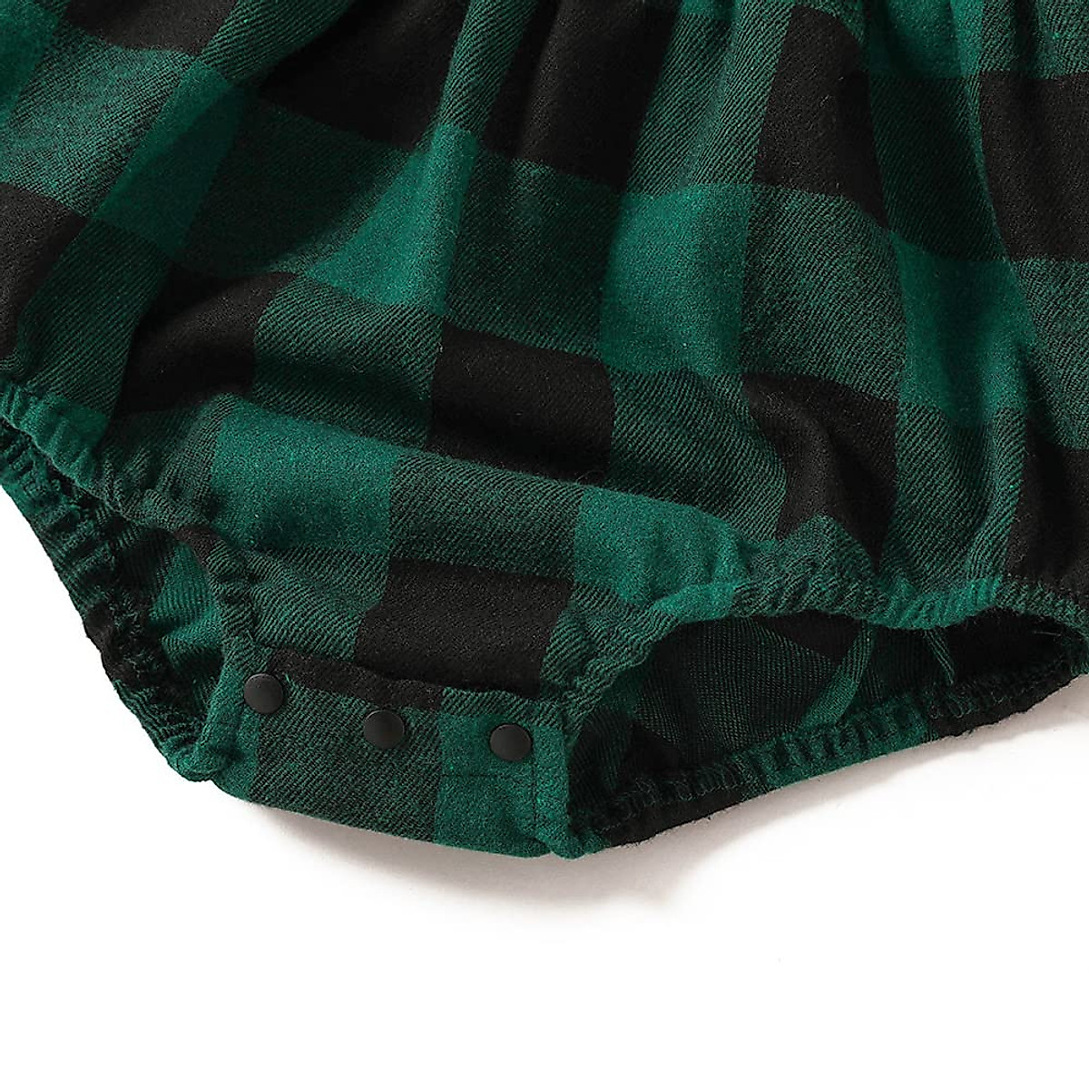 Mommy and Me Christmas Dresses Long Sleeve Santa Claus Green Red Black Buffalo Plaid Velvet Dress Fall Winter Xmas Holiday Party Mom Daughter Matching outfits Photoshoot Green Black Plaid 8-9 Years