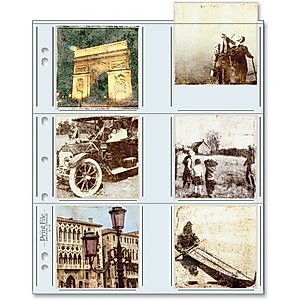 Print File Archival Storage Page for 12 Prints 3.5 x 3.5", 25-Pack