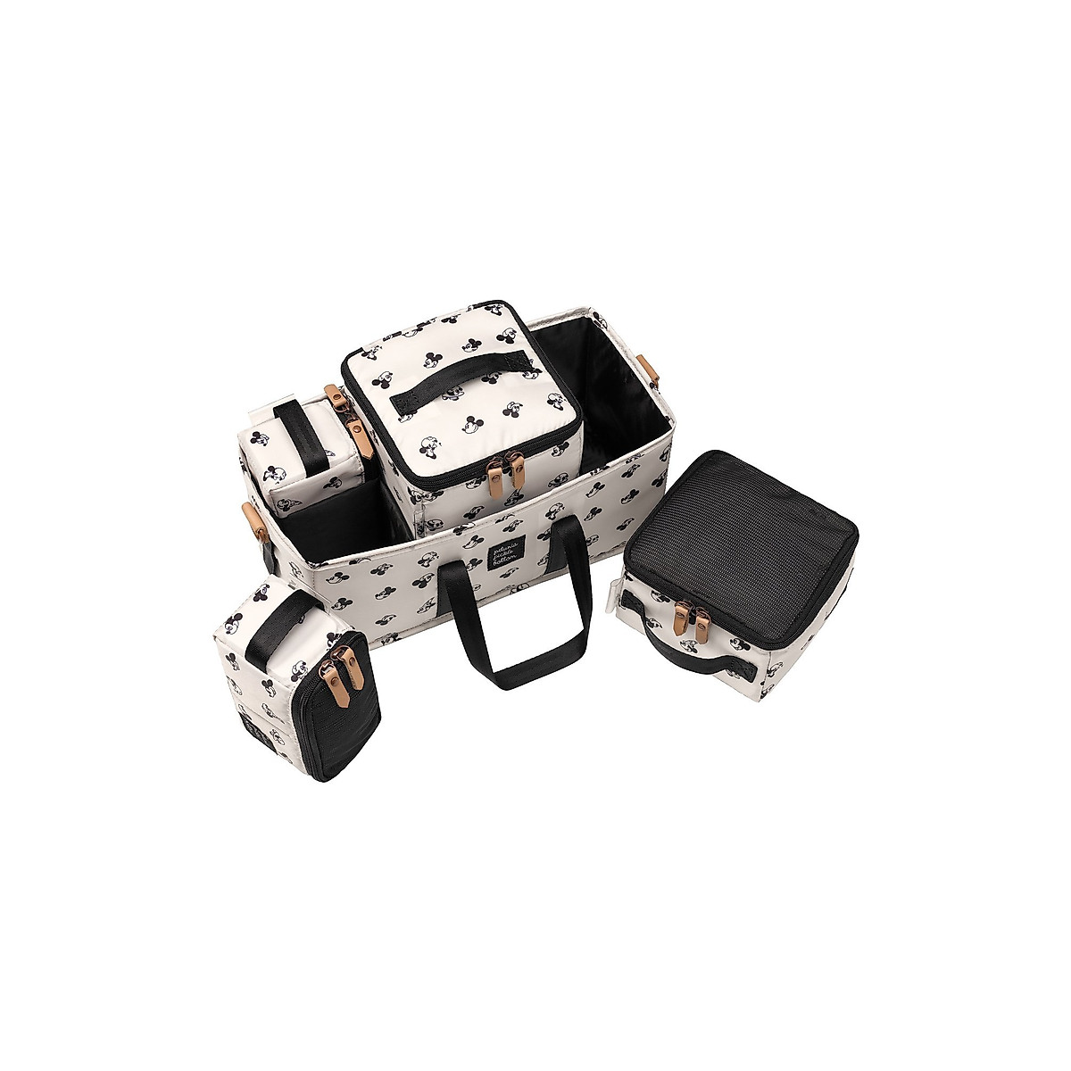 Petunia Pickle Bottom Inter-Mix Deluxe Kit | Baby Diaper Caddy Organizer | Keep Everything Organized in Diaper Bag, Stroller or Nursery - Disney's Mickey Mouse